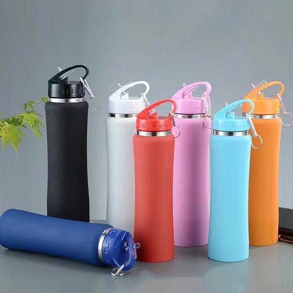 Garrafa Termica Inox 600ml Com Bico Canudo | Inova Wang